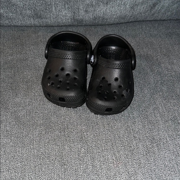 CROCS | Shoes | Crocs Black Water Shoes With Perforated Design | Poshmark
